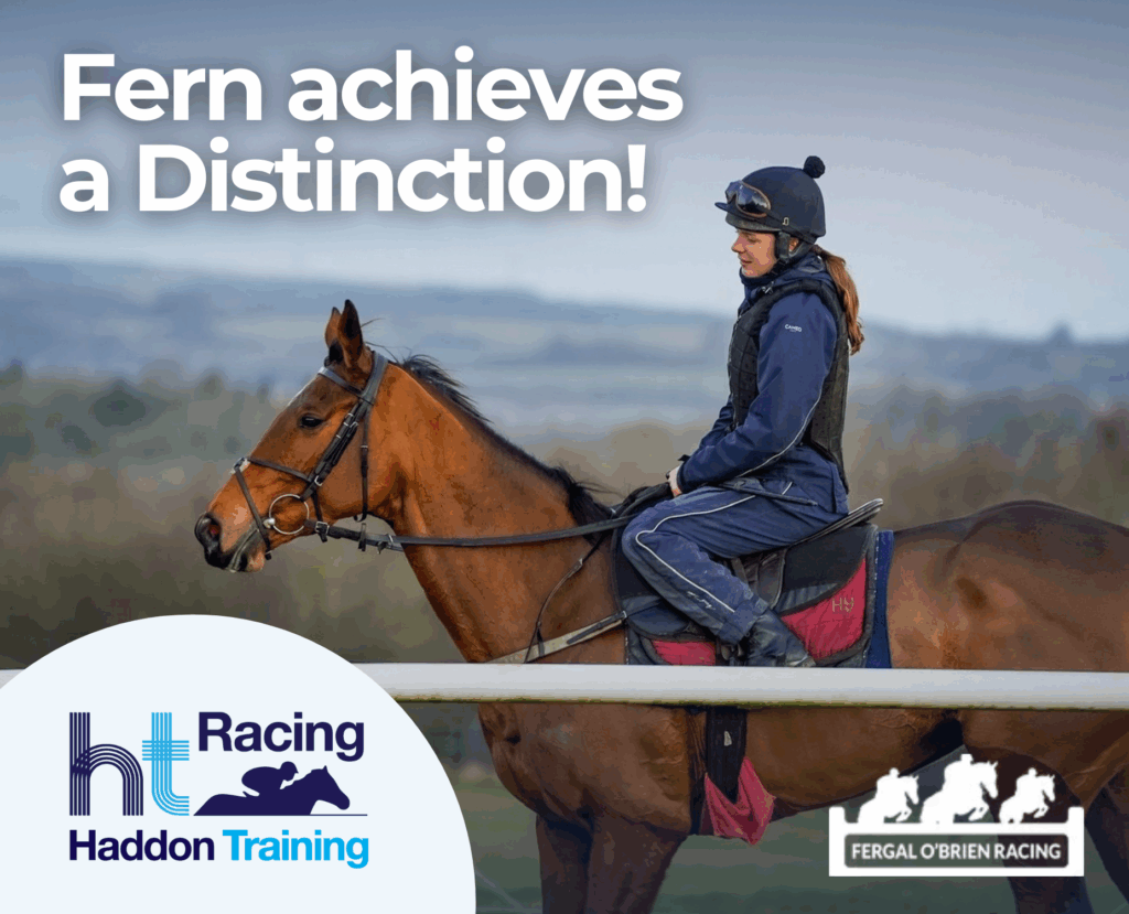 A Distinction for Fern at Fergal O’Brien Racing! - Haddon Training